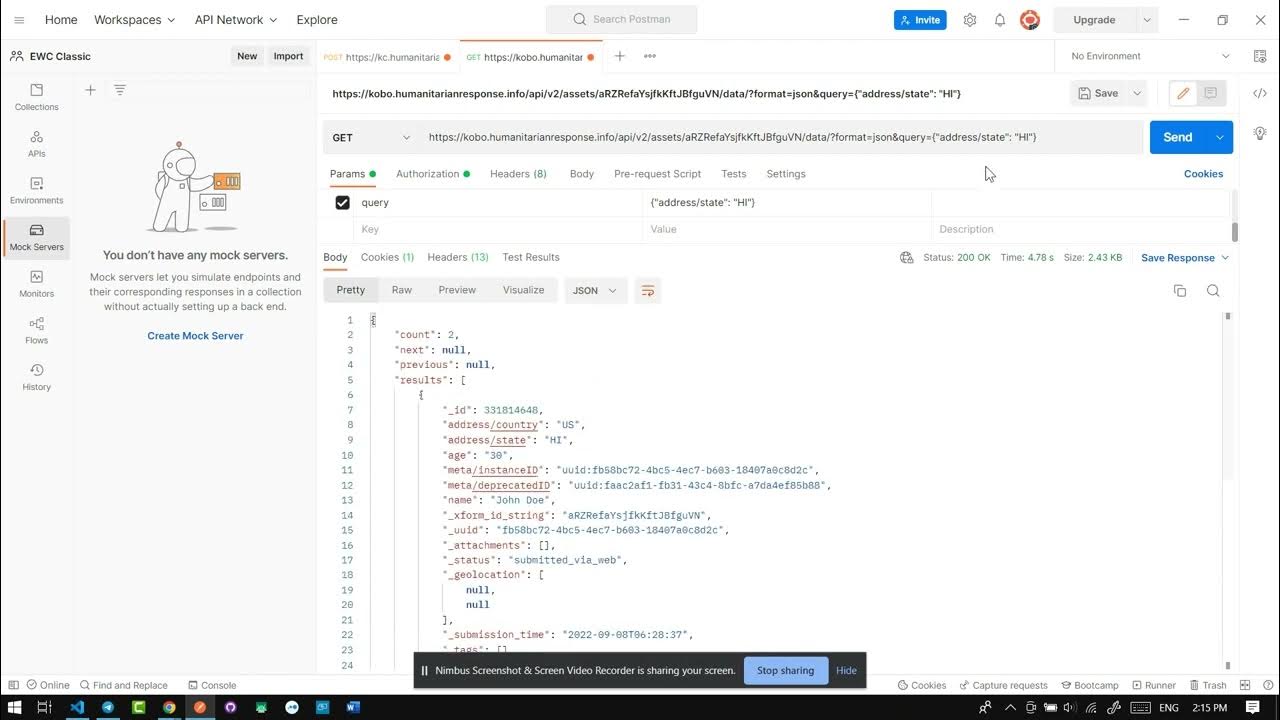 KoboToolbox API - Part 5 - Query Responses - YouTube