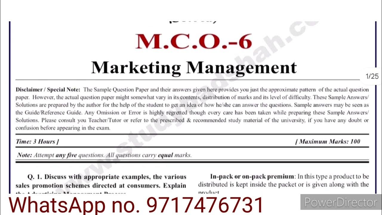 MCO 06 Guess paper | MCO 04 Sample paper | MCO 06 important question answer pdf | MCO 06 Exam ...