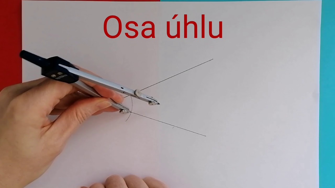 Osa úhlu - YouTube