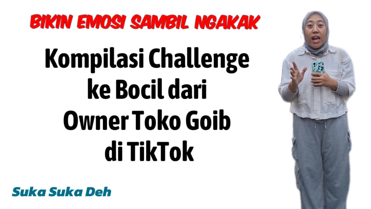 BIKIN NGAKAK | Kompilasi Challenge dari Owner Toko Goib di TikTok untuk ...