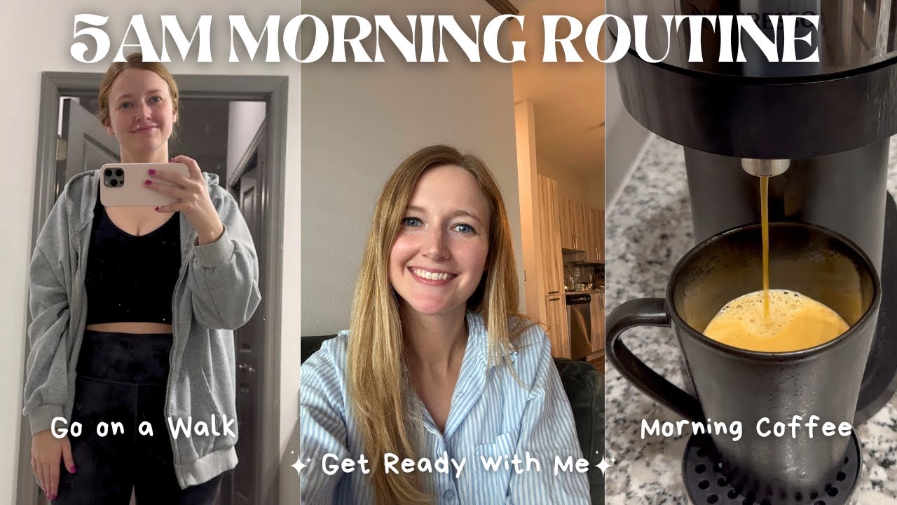 5AM MORNING ROUTINE - Accountant's Morning Routine Before Work - YouTube