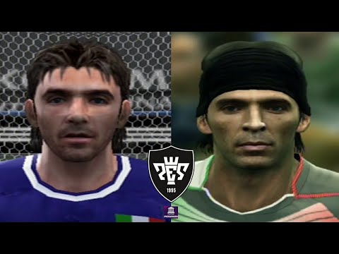 BUFFON 🇮🇹 - Face Evolution - PES (1) to PES 2020 - YouTube