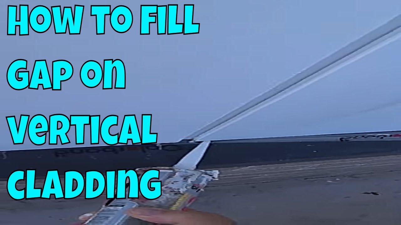 How to fill gap on vertical cladding#shorts 👍 & 🔔 - YouTube