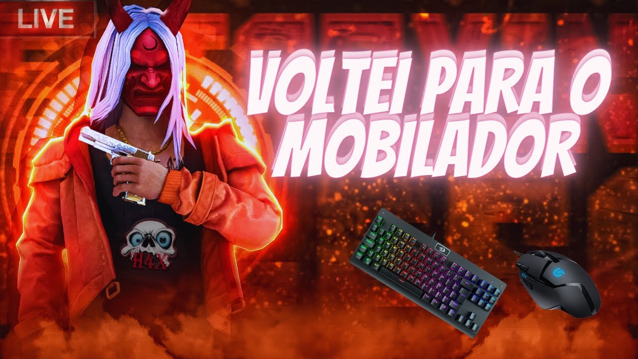 Eu Voltei Para O Mobilador 💙agora É SÉrio 💙 Free Fire Ao Vivo Youtube