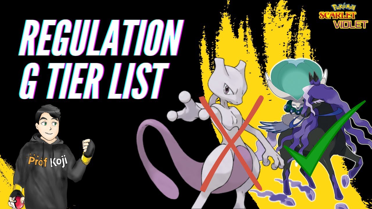 Regulation G Tier List - YouTube