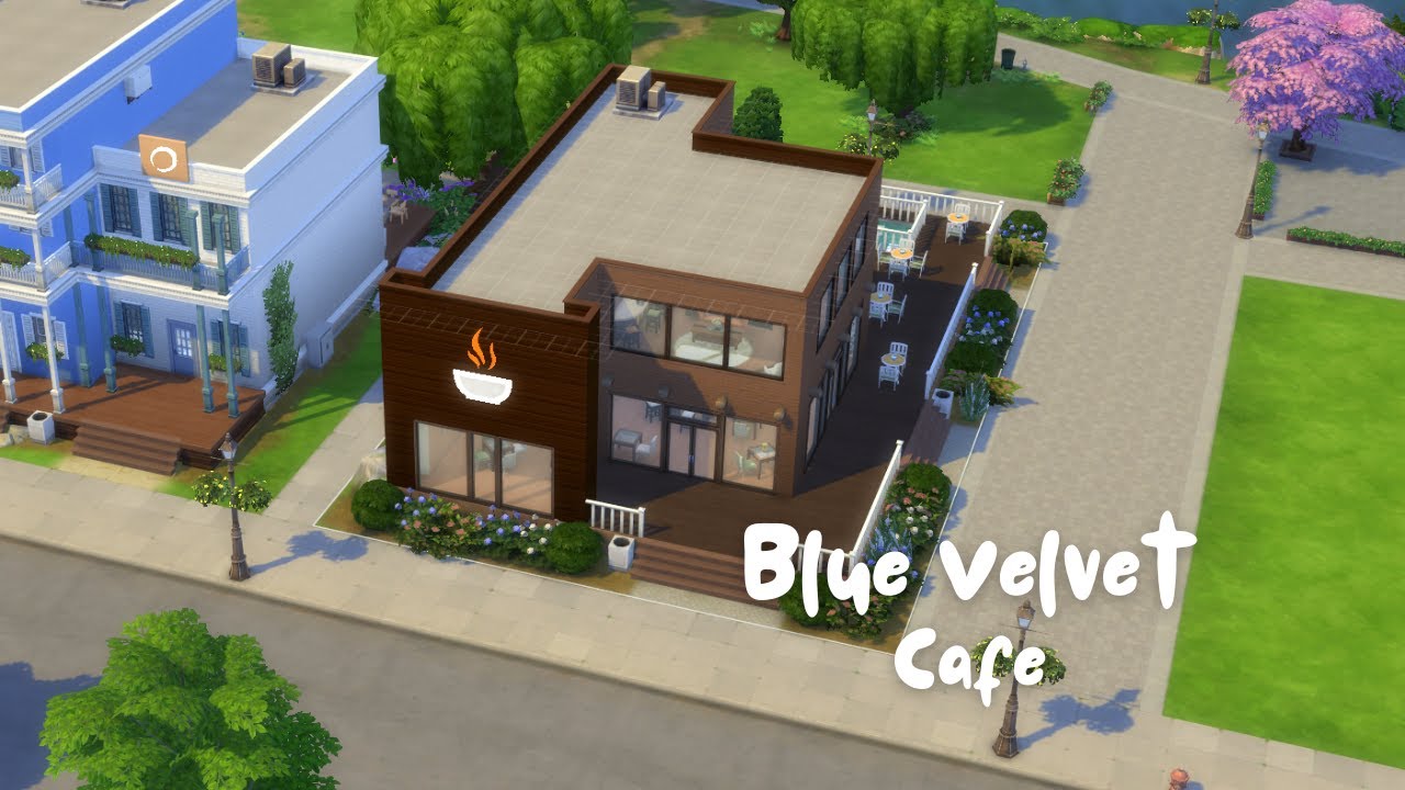 Speed Build • Blue Velvet Coffee Shop - YouTube