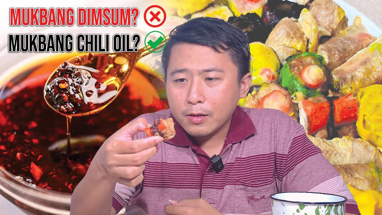 MUKBANG DIMSUM MUKBANG CHILI OIL | CHILI OIL SAMBAL YAYA - YouTube