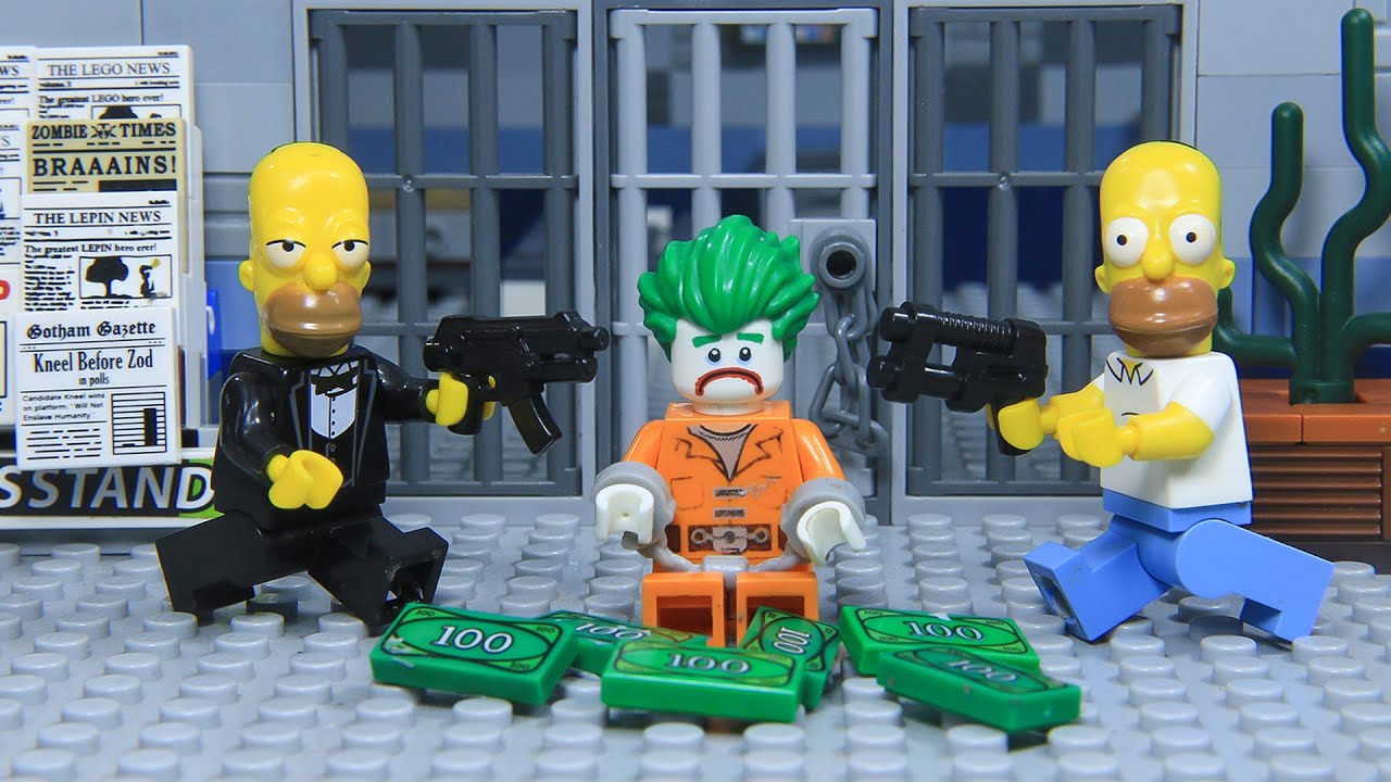 Lego Simpsons Secret Agent Undercover Mission Joker Prison Break ...