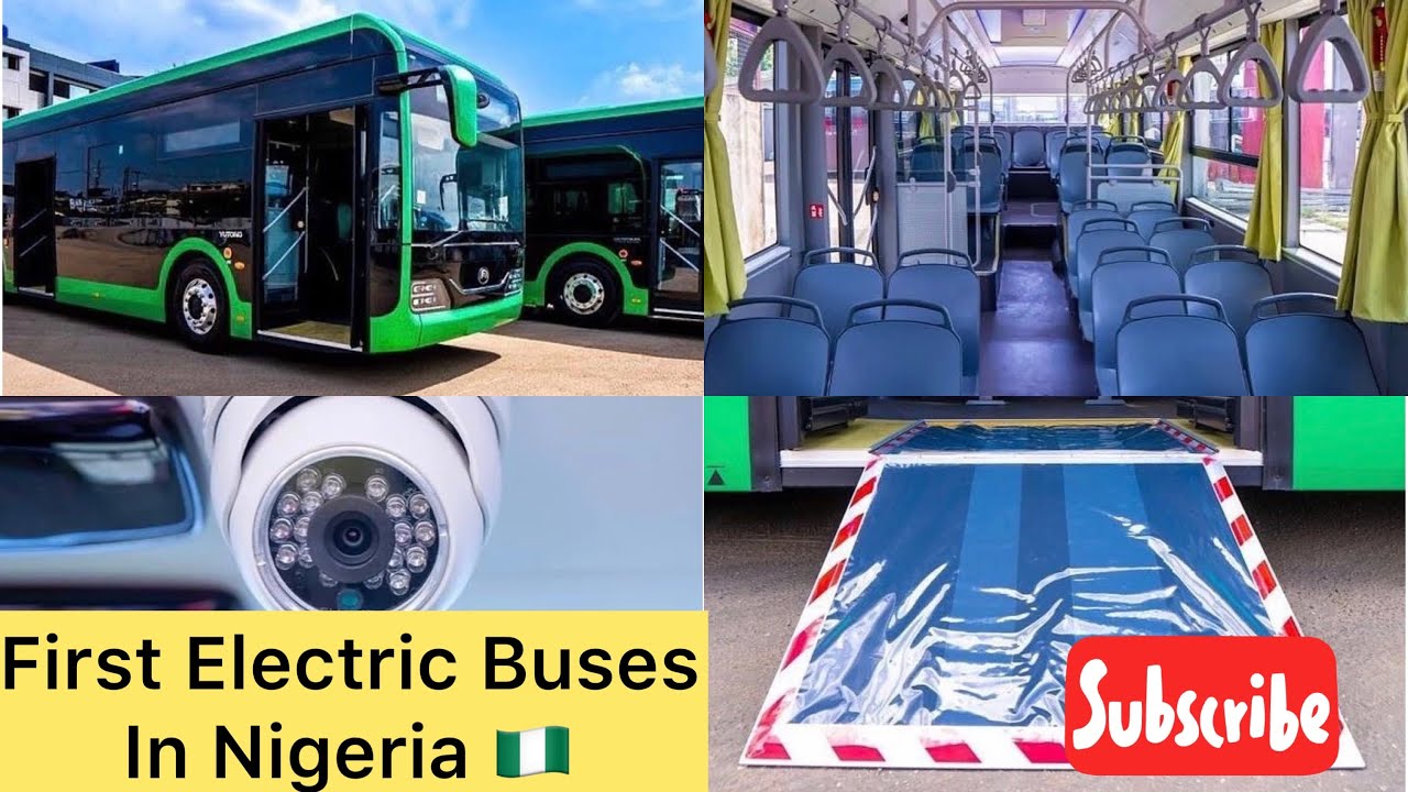 FIRST ELECTRIC BUSES IN NIGERIA 🇳🇬, unveil by Lagos state Governor ...