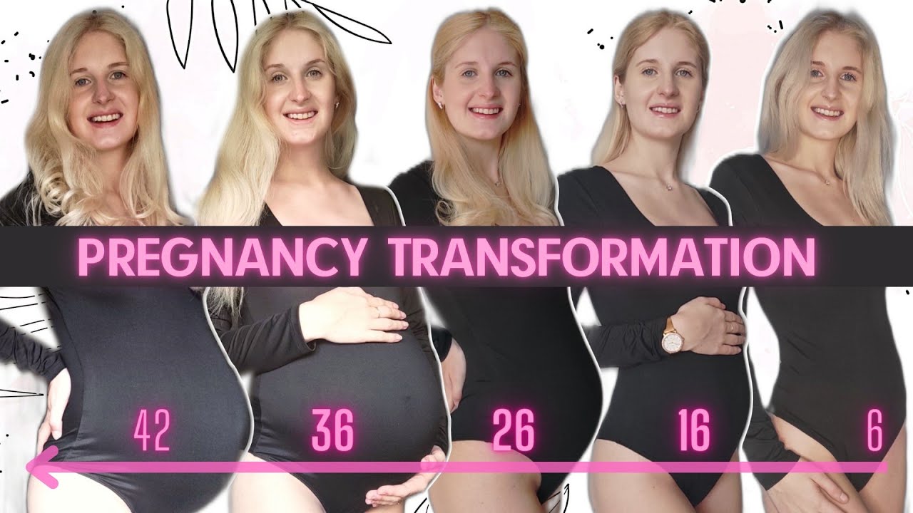 PREGNANCY TRANSFORMATION Беременность по неделям Pregnancy Week by Week ...