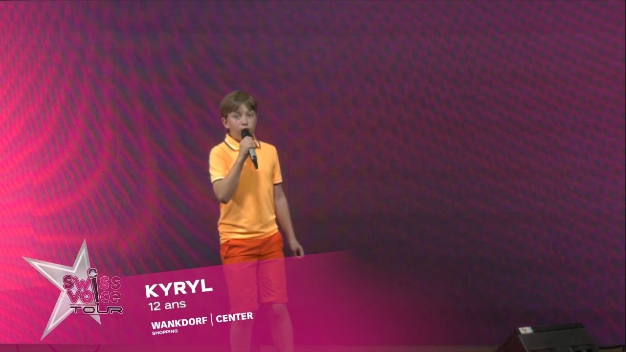 Kyryl 12 ans - Swiss Voice Tour 2023, Wankdorf Shopping Center, Berne - YouTube
