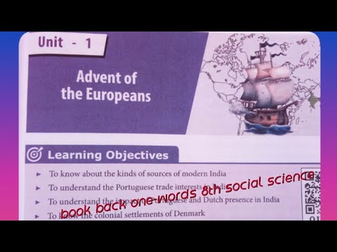 8th social science new book English medium state board one words ...