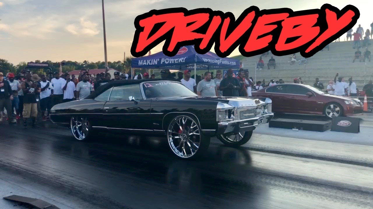 DONKMASTER Z06 TURBO DONK ON 28 INCH RIMS DOES A DRIVE BY ON A PONTIAC ...