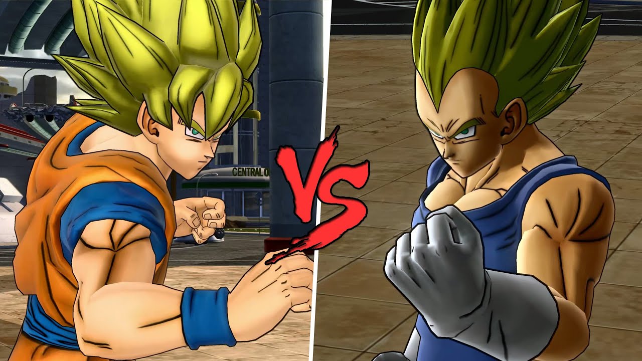 Goku(SSJ) Vs. Vegeta(SSJ) - Epic Fight | Dragon Ball Z Ultimate ...