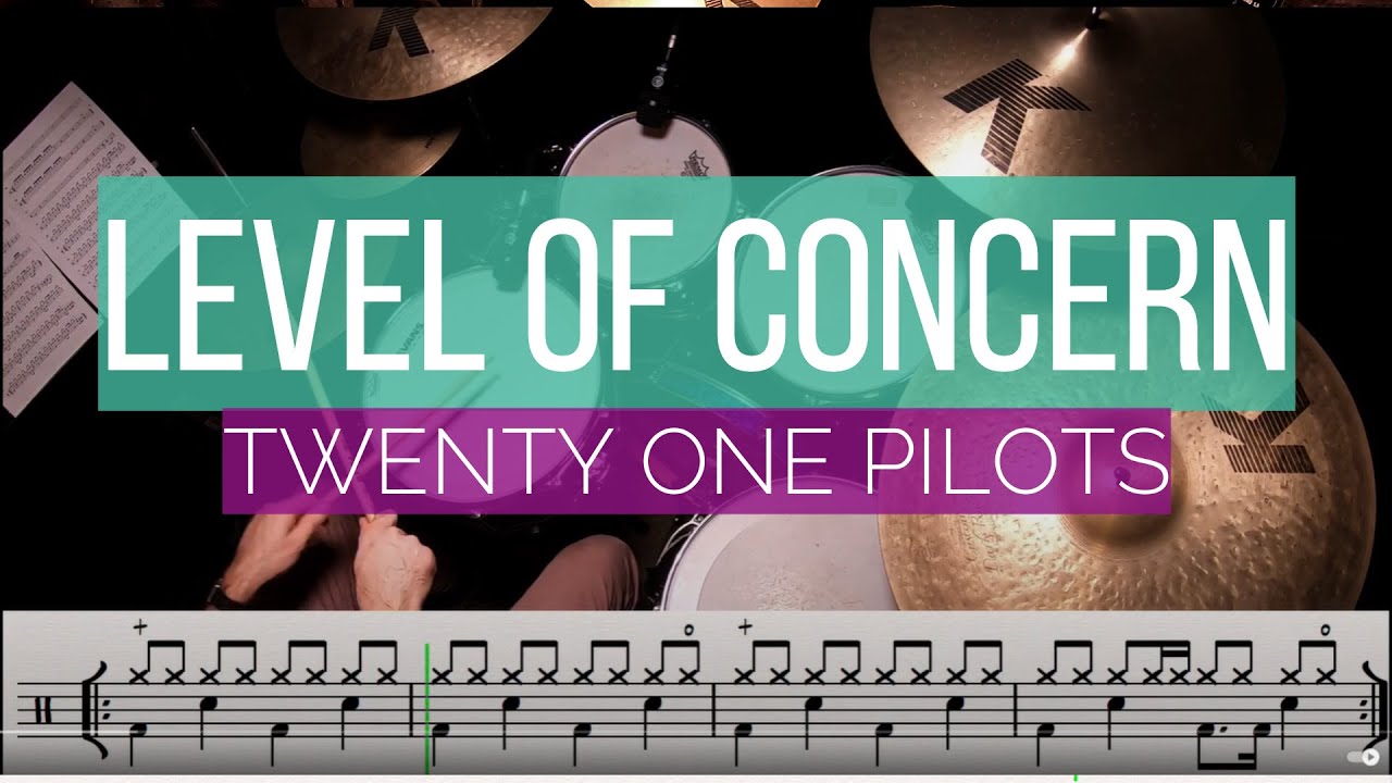 Level Of Concern|twenty one pilots|Drum Cover with Drum Sheet Music ...