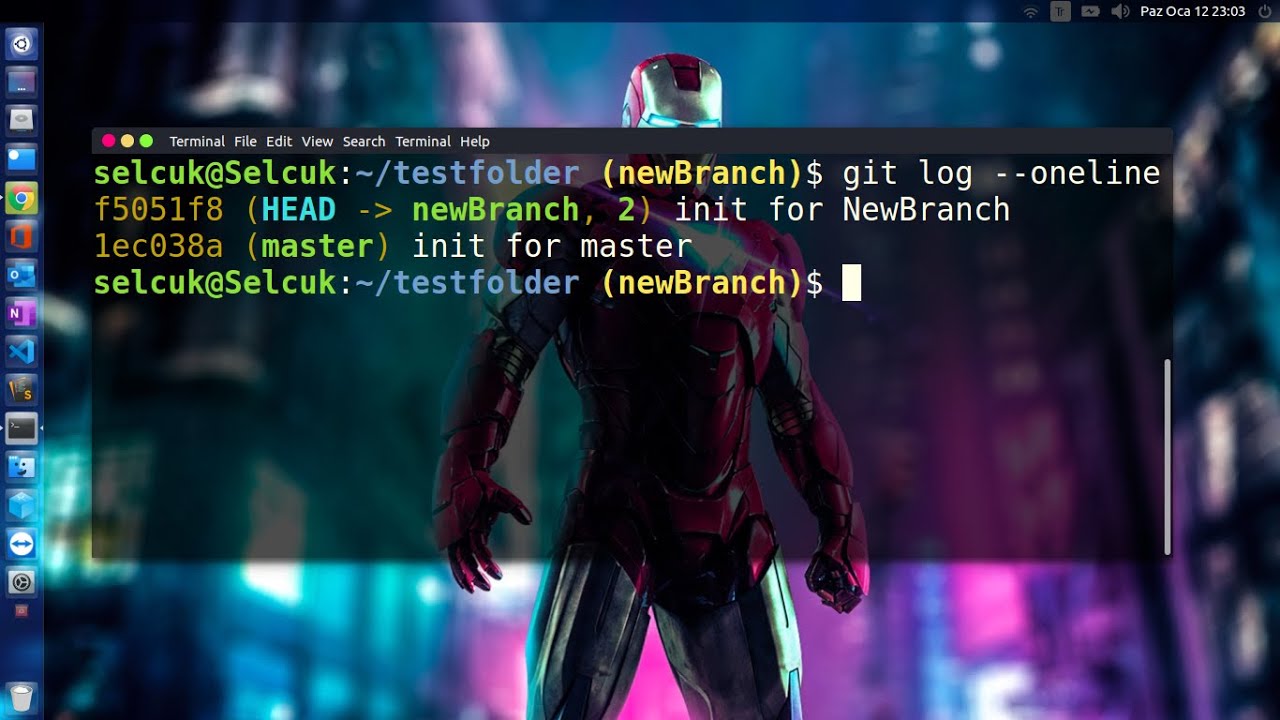 How To Add Git Branch Name Into Ubuntu Terminal Path And Git Log Outputs Youtube 9077