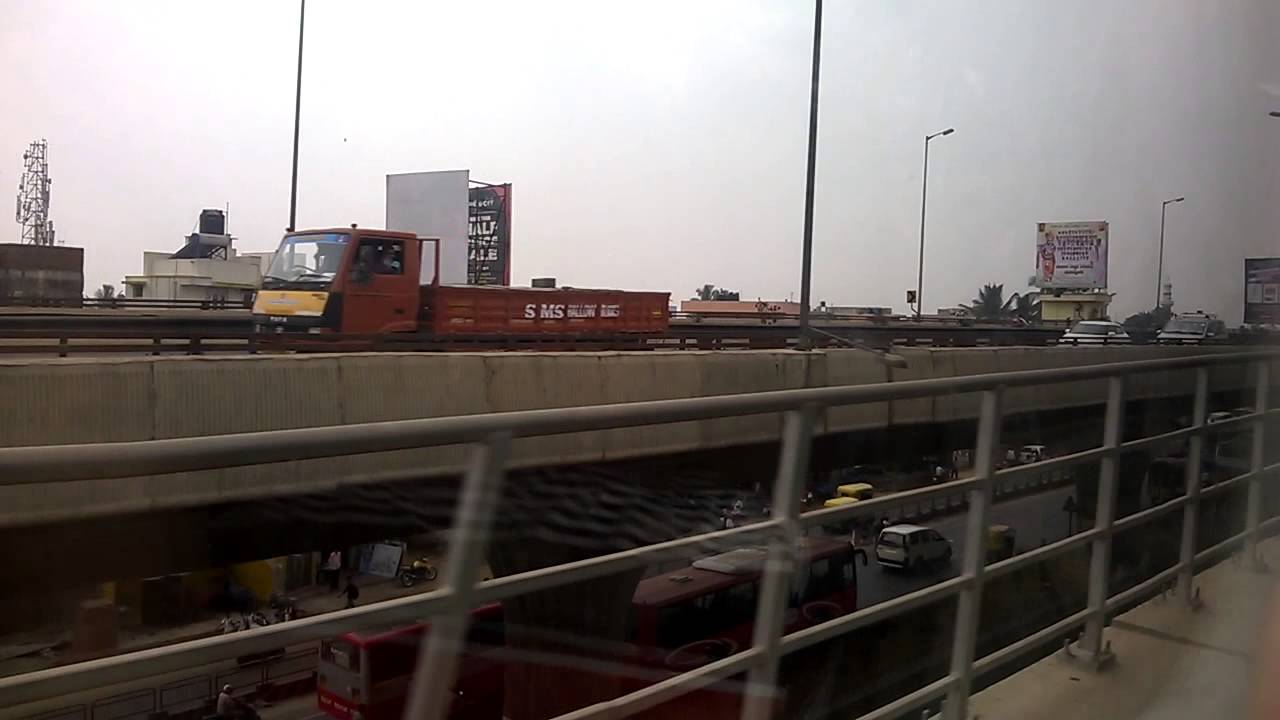Bangalore Metro green line - Peenya to Peenya industry - YouTube