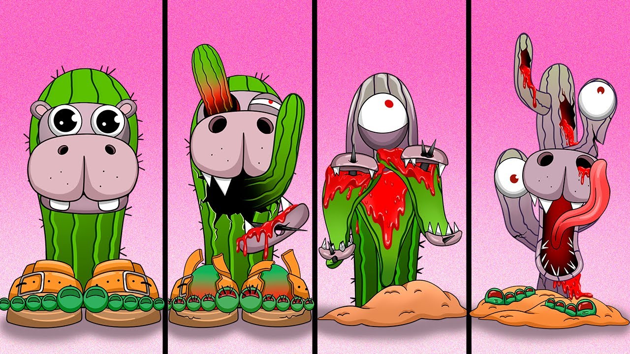 Sprunki italian brainrot - Il Cacto Hipopotamo All Phases | Sprunki ...