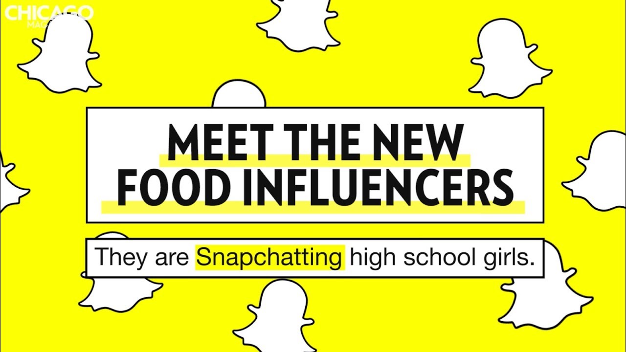 Meet the New Food Influencers: The Snapchatting High School Girls - YouTube