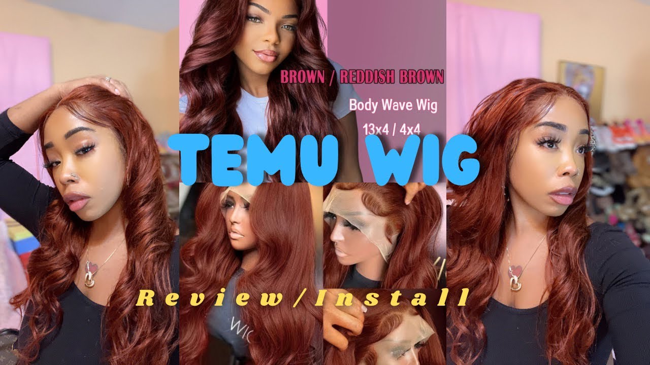 TEMU WIG INSTALL & REVIEW|| IS IT WORTH THE PRICE ||ON THE ROAD TO 500 ...