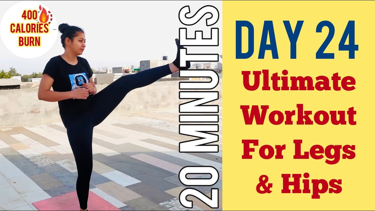 20-Minute Leg Workout | Exercise for hips and Thigh @crystallinefitness ...