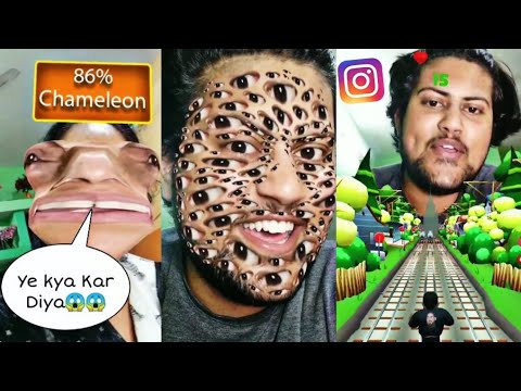 DO NOT TRY these WEIRDEST INSTAGRAM Filters EVER😱😍 - YouTube