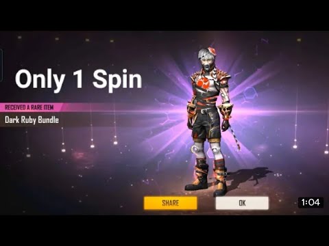 🤯 I GOT ARTIC BLUE INCUBUTAR BUNDLE 💎 - DARK RUBY BUNDLE ONLY 1 SPIN 👍#freefire #articbluebundle ...