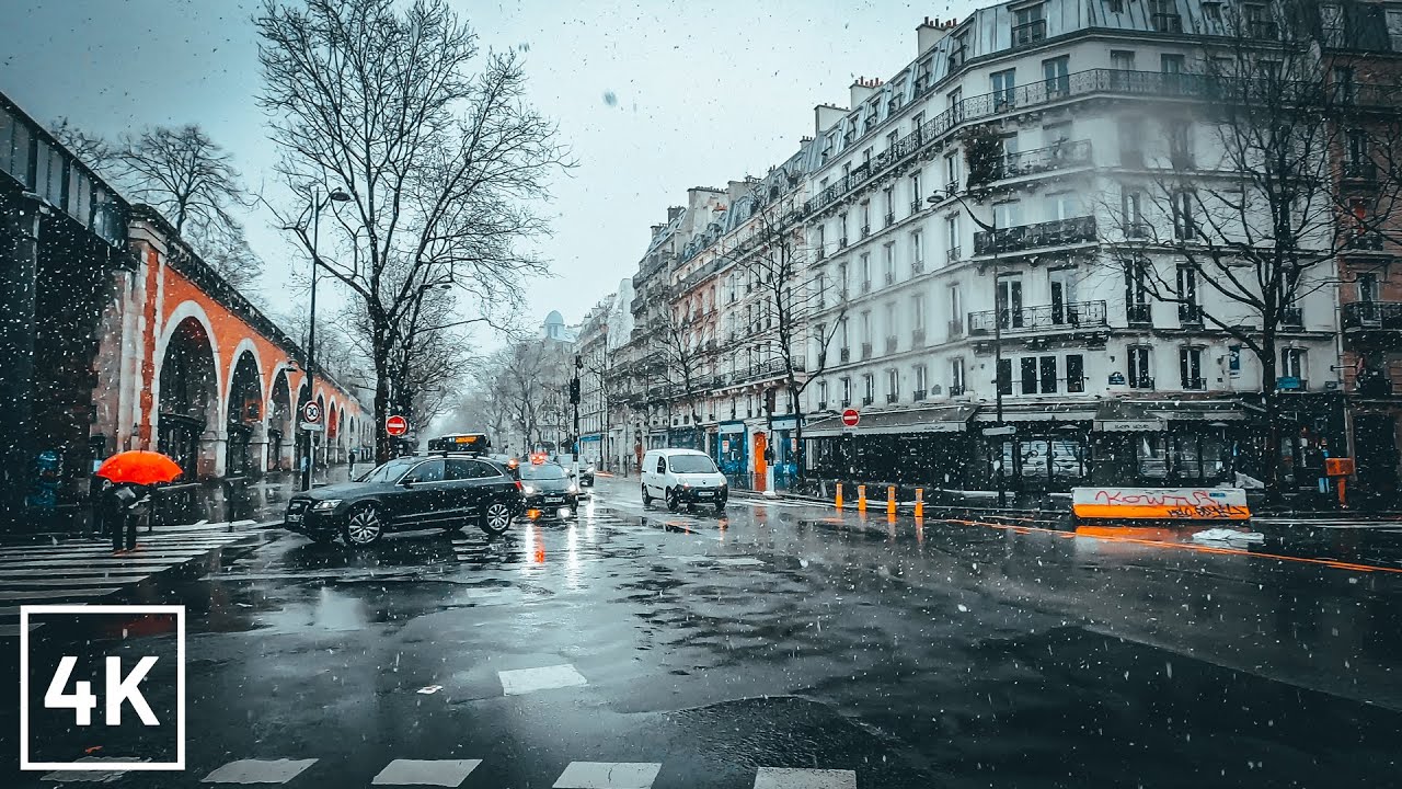 Paris Rain Wallpaper Hd