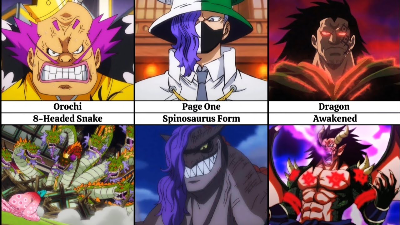 FIRST AND FINAL FORM OF EVERY ONE PIECE CHARACTERS🔥 - YouTube