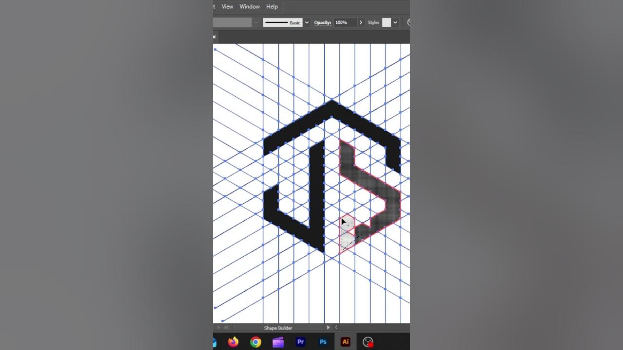 Polygon JS Logo Design Use Pen Tool #graphics-Actor #graphicdesigntutorial - YouTube