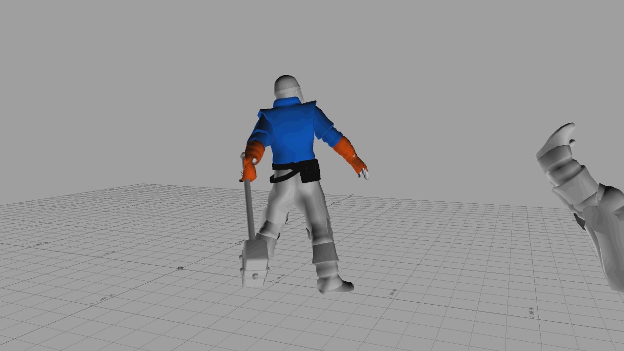 Post-animation Hammer Fight - YouTube