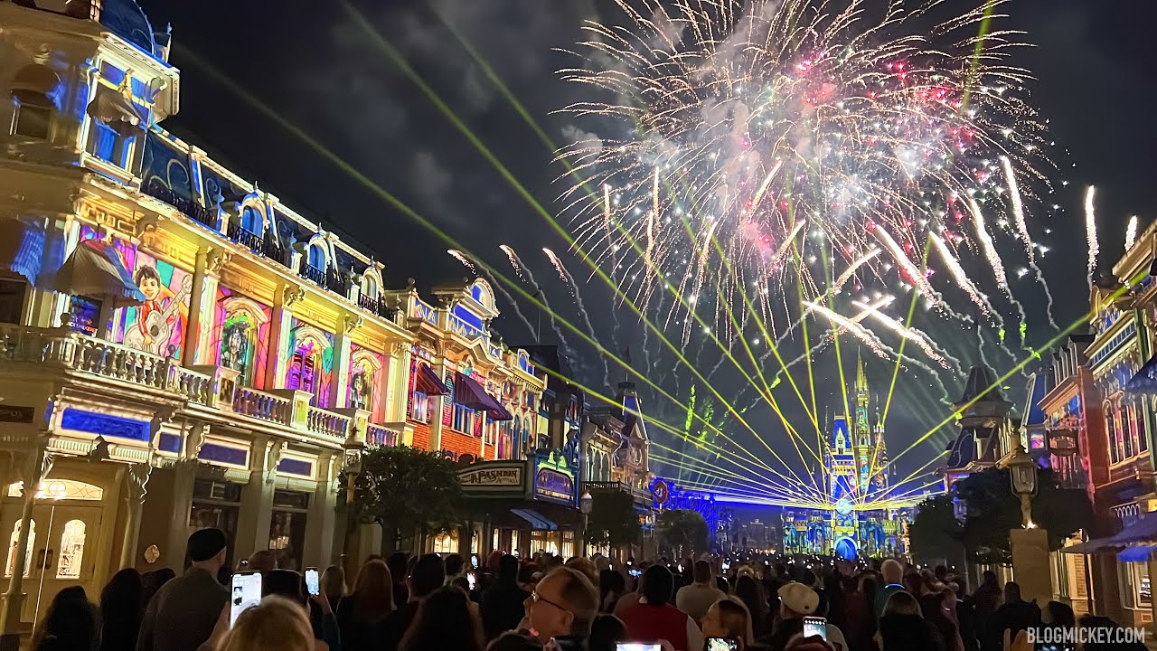 2023 FULL SHOW Happily Ever After - NEW Main Street Projections - YouTube