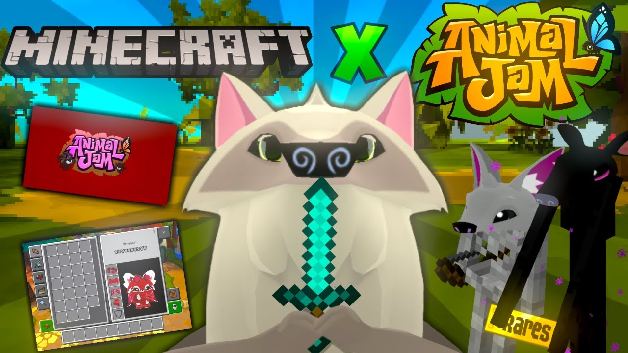 Minecraft x Animal Jam - YouTube