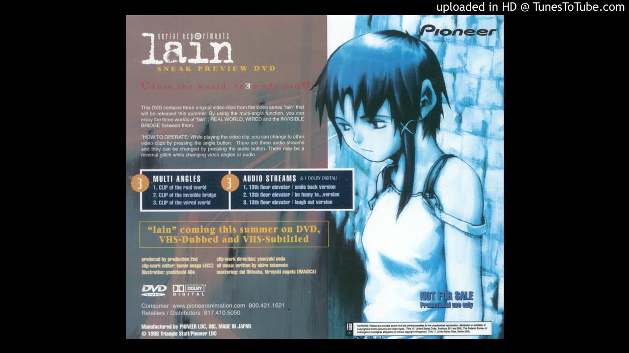 Serial Experiments Lain Sneak BGM-13th Floor Elevator - Laugh Out ...