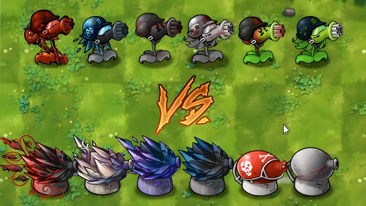 PVZ Fusion 2.3 Challenge - Team PEA vs FUME Plants Fusion vs 300 ...