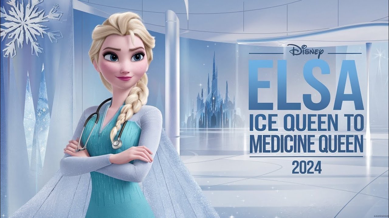 #disneyprincess If #elsa worked in a hospital as a doctor. 🤒🤕 Disney ...