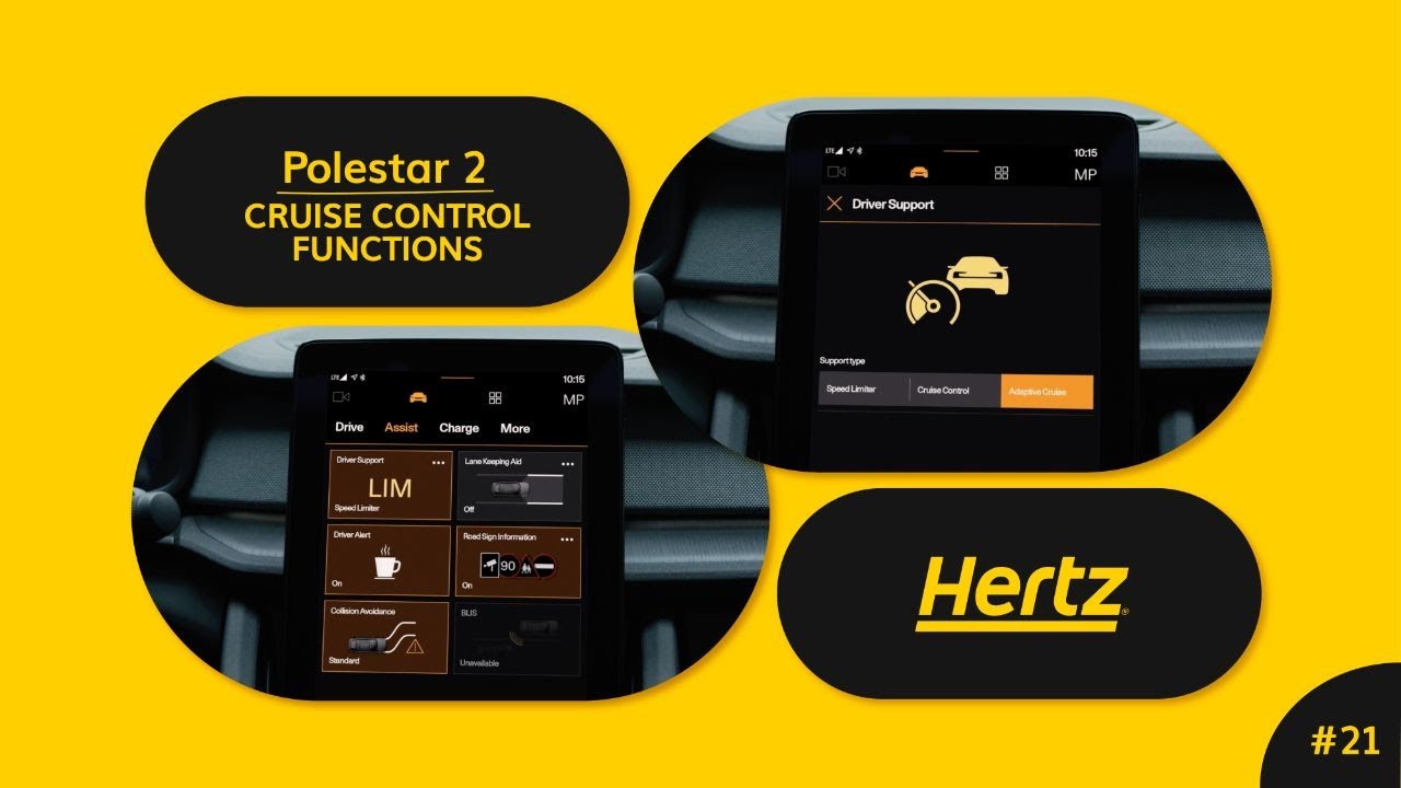 Cruise control | Introducing the Polestar 2 | Hertz US - YouTube