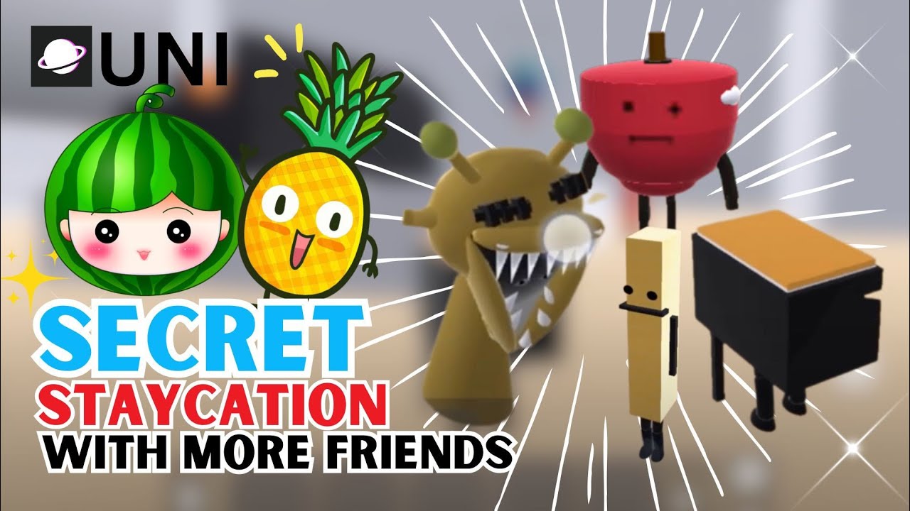 Secret Staycation Uni with More friends #games #gaming #funny #unigamer ...