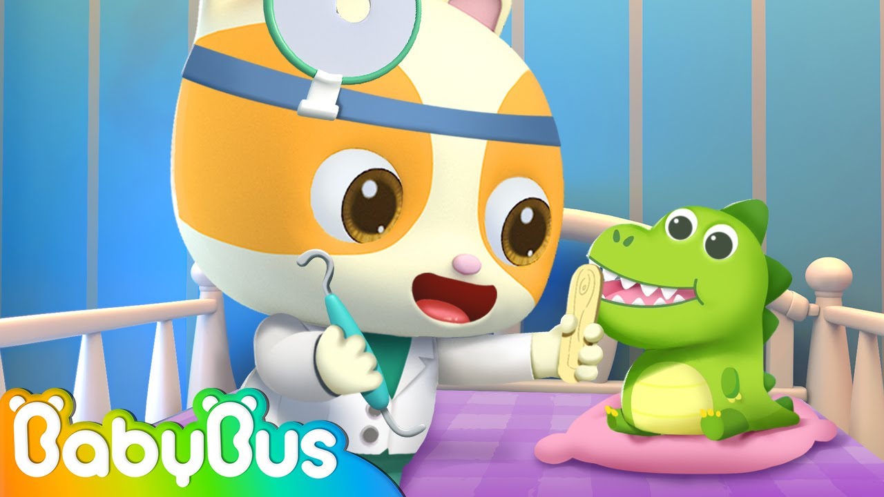 I'm A Little Doctor 🚑 | Pretend Play Song | Doctor Cartoon | Nursery ...