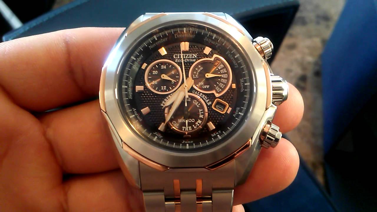 Citizen signature perpetual calendar - YouTube