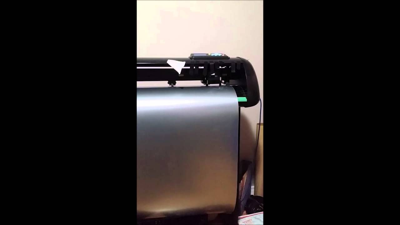 Master VC2000-50 Vinyl Machine In Action Speed Setting 3 IPS - YouTube