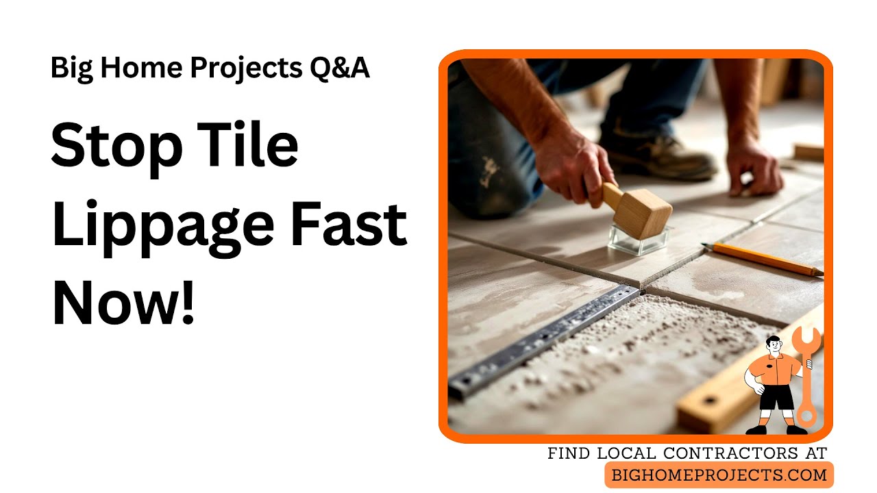 Tile Lippage Fixes Using Tile Leveling Clips - YouTube