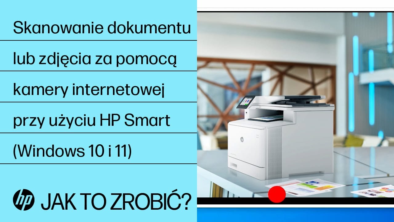 Skanowanie dokumentu lub zdjęcia za pomocą kamery w HP Smart (Windows ...