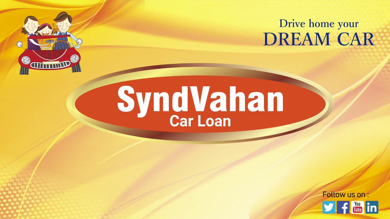 Syndicate Bank Synd Vahan Car Loan - YouTube