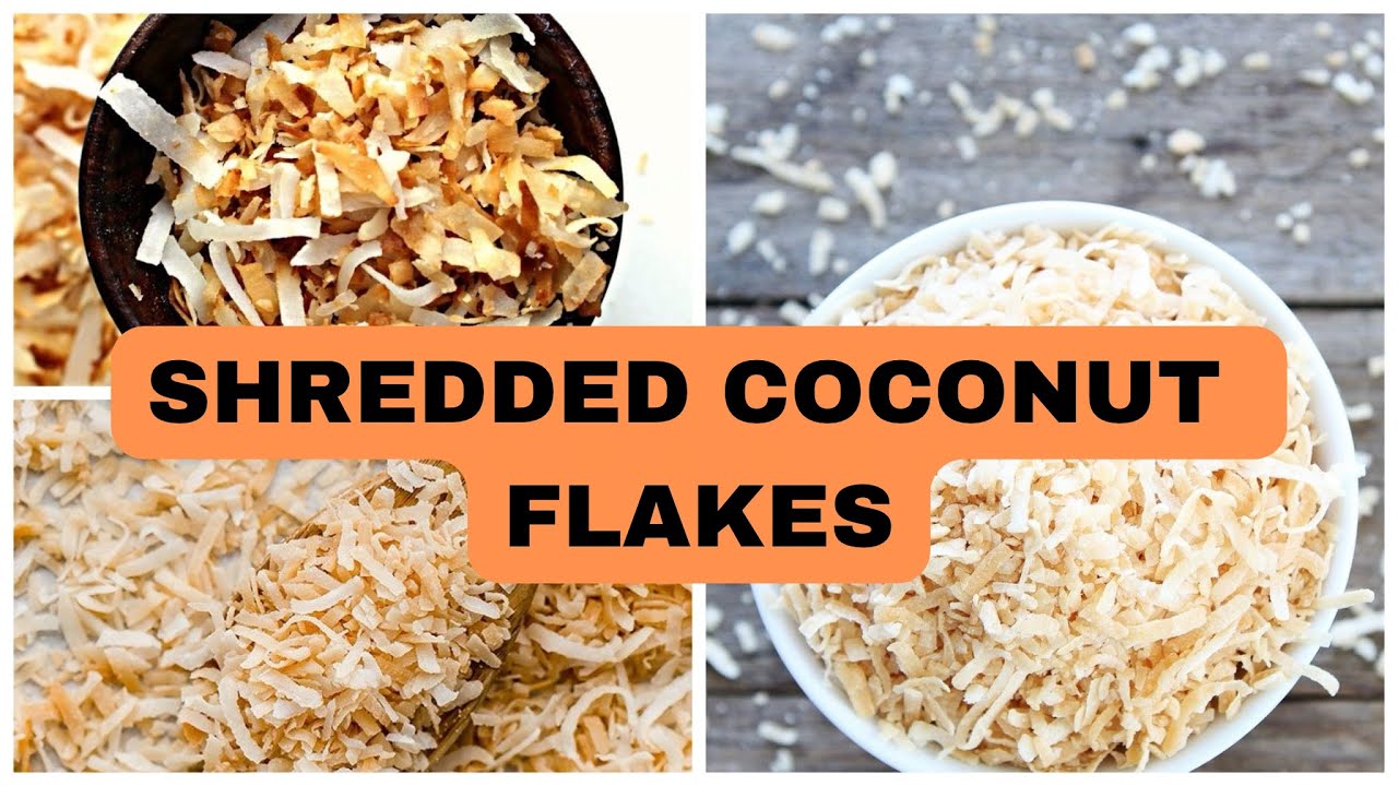 How to Make Shredded Coconut flakes/Homemade coconut flakes #recipe ...