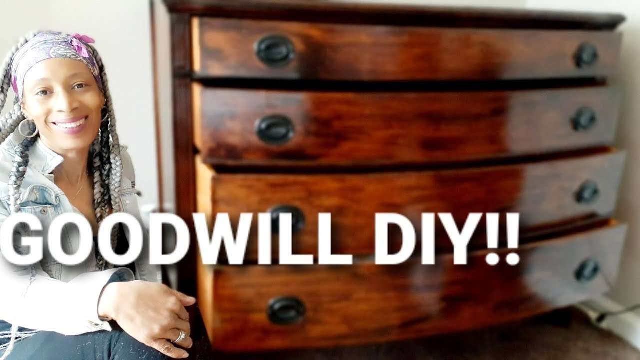 GOODWILL DIY FURNITURE REVAMP| DITL|DAILY VLOG - YouTube
