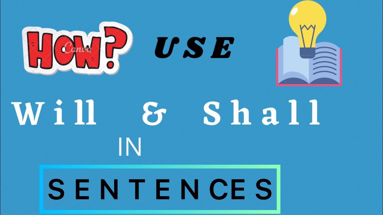 5 sentences in will/shall | English collection - YouTube