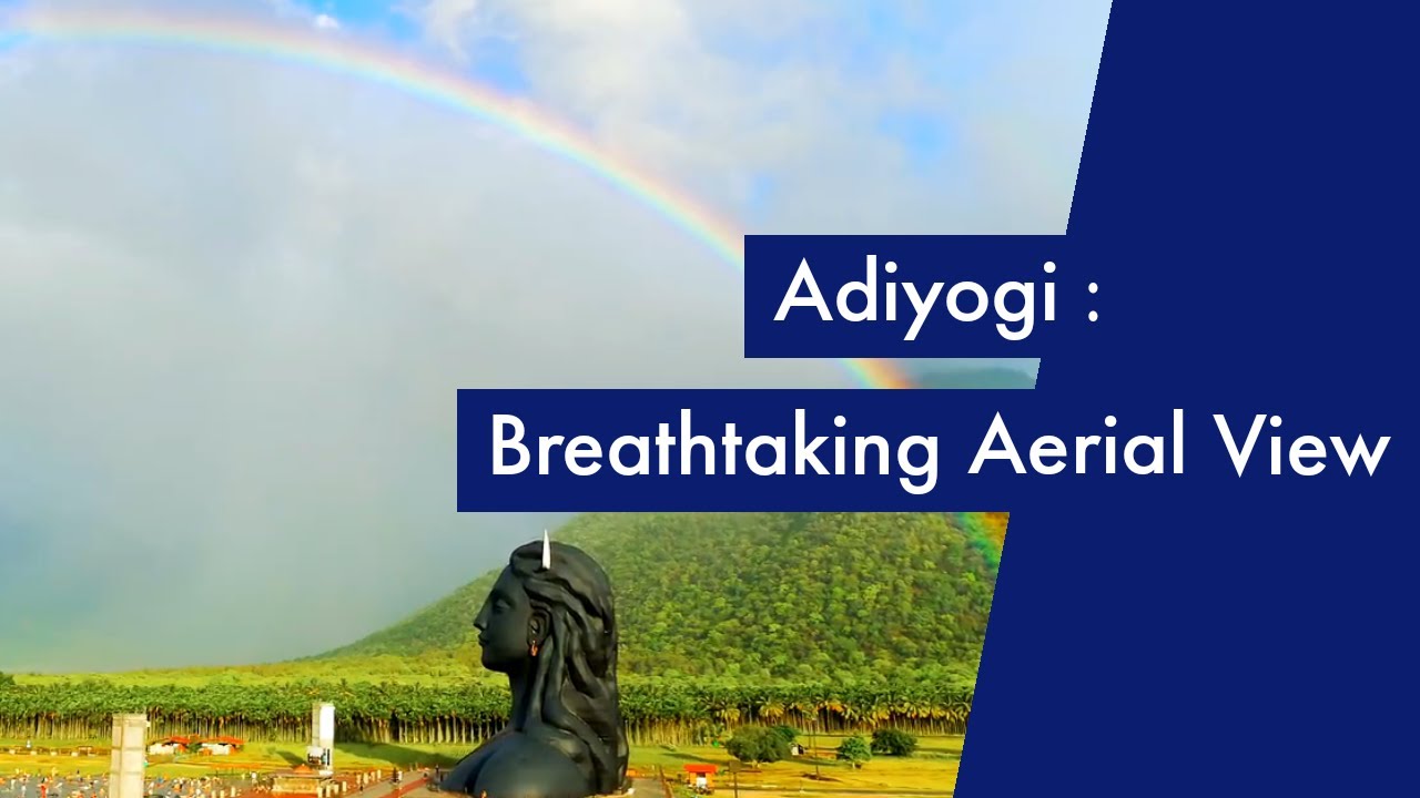 Breathtaking aerial view of Adiyogi | Shiva Statue | Whatsapp Status ...