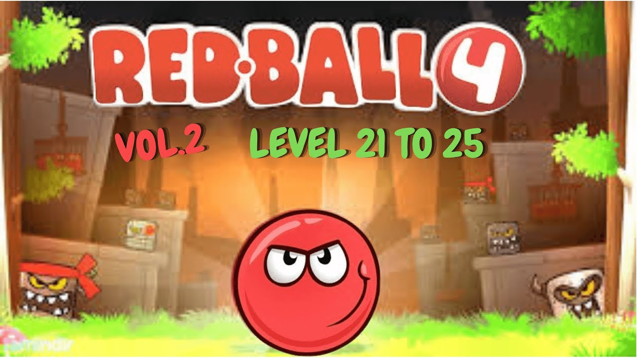 Red Ball 4: Gameplay Walkthrough Part-5 Level [21 To 25] 😉 - YouTube