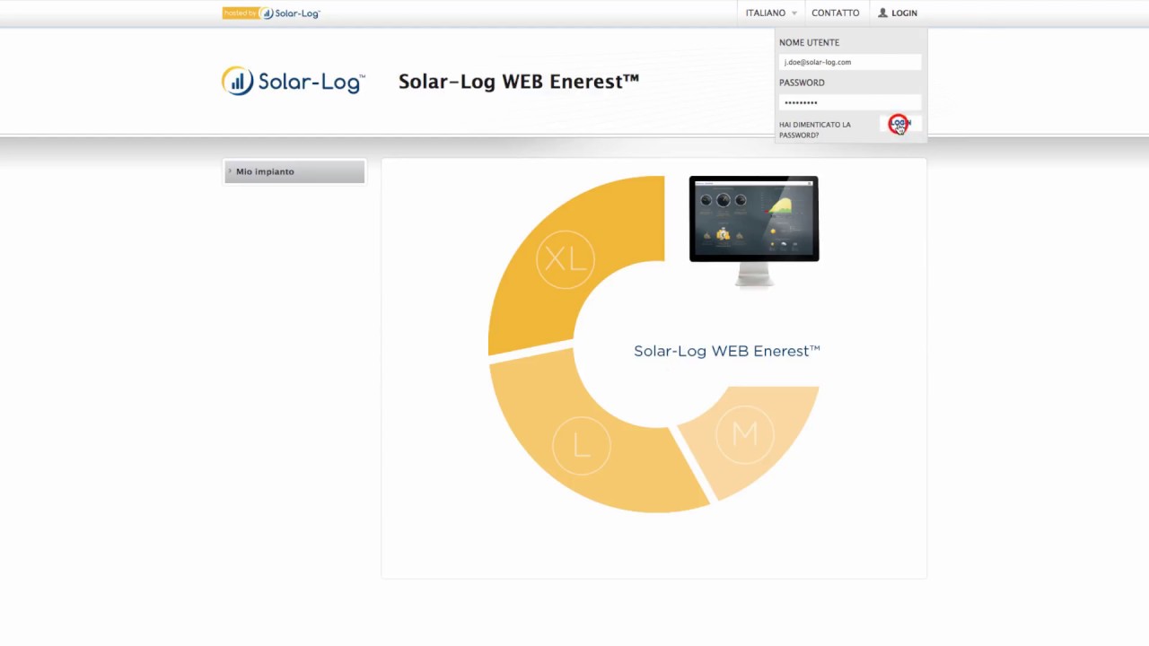 Solar Log 50 - Setup in Solar Log WEB Enerest™ (IT) - YouTube